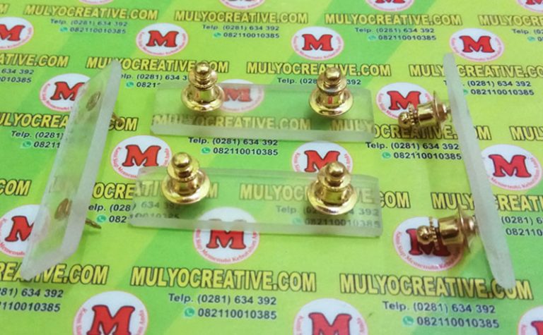Macam-macam Jepitan/ Fastener Pengait untuk Pin, Lencana, Bros, Nametag ...