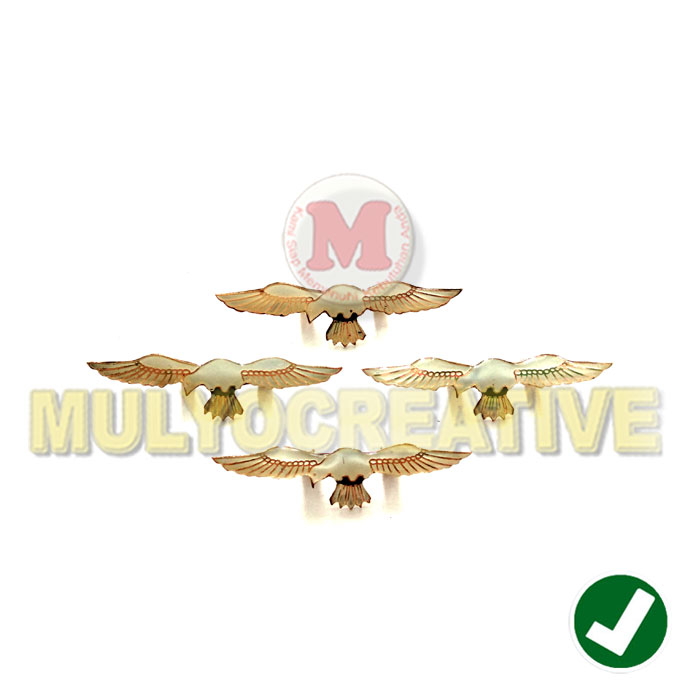 Lencana Wing Logo Merpati Putih – pesan sabuk sekolah piala lencana pin ...