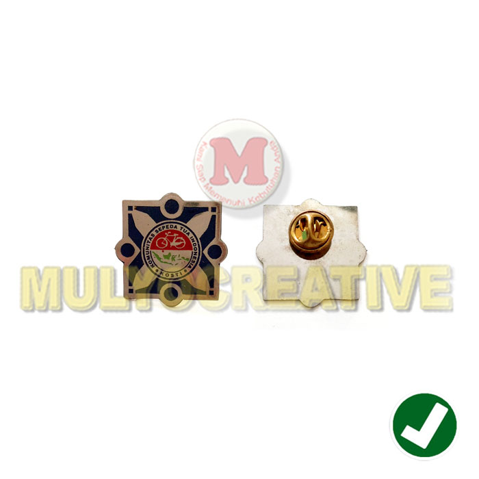 Lencana Logo KOSTI Bahan Logam Stainless Harga Murah – pesan sabuk ...