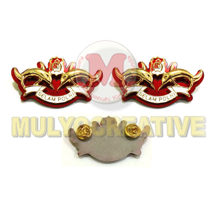 Pesan Lencana Brevet POLRI – Lencana Wing Selam POLRI Bahan Logam ...