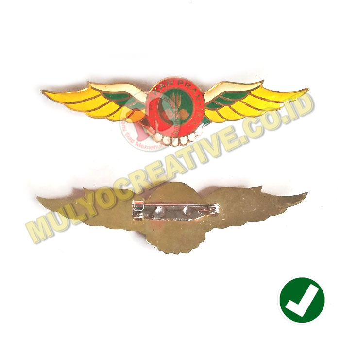 Brevet Wing Gerakan Pramuka Wing Atribut Pramuka Warna Kuning Murah ...