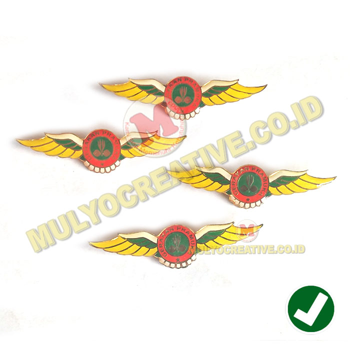 Brevet Wing Gerakan Pramuka Wing Atribut Pramuka Warna Kuning Murah ...