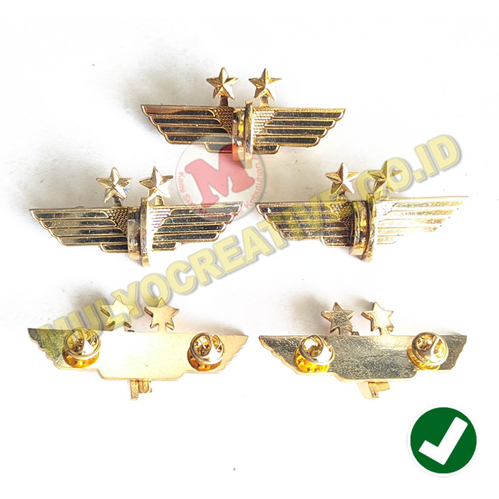 Lencana Wing Masinis KAI Bintang 2 – pesan sabuk sekolah piala lencana ...