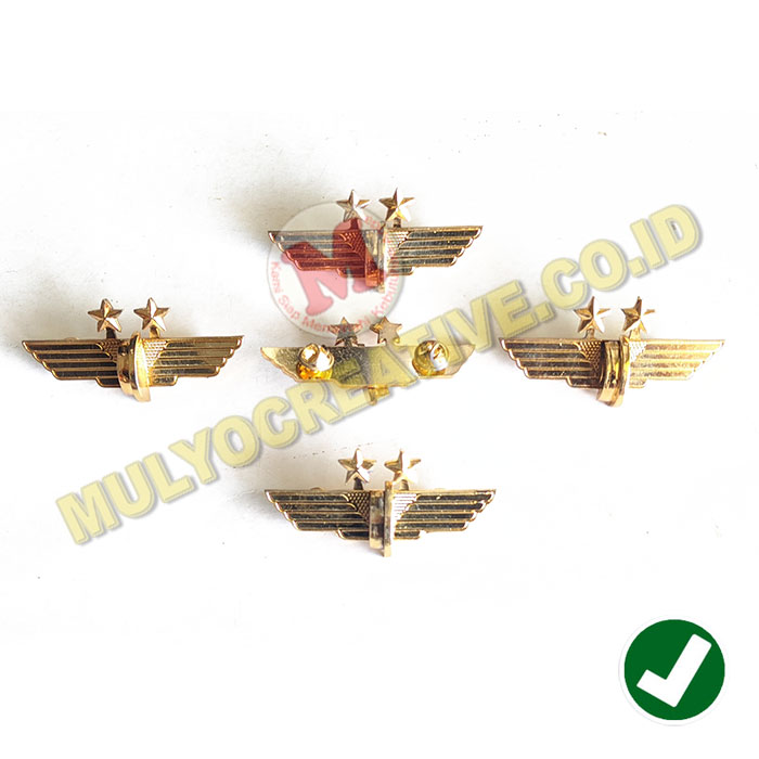 Lencana Wing Masinis KAI Bintang 2 – pesan sabuk sekolah piala lencana ...