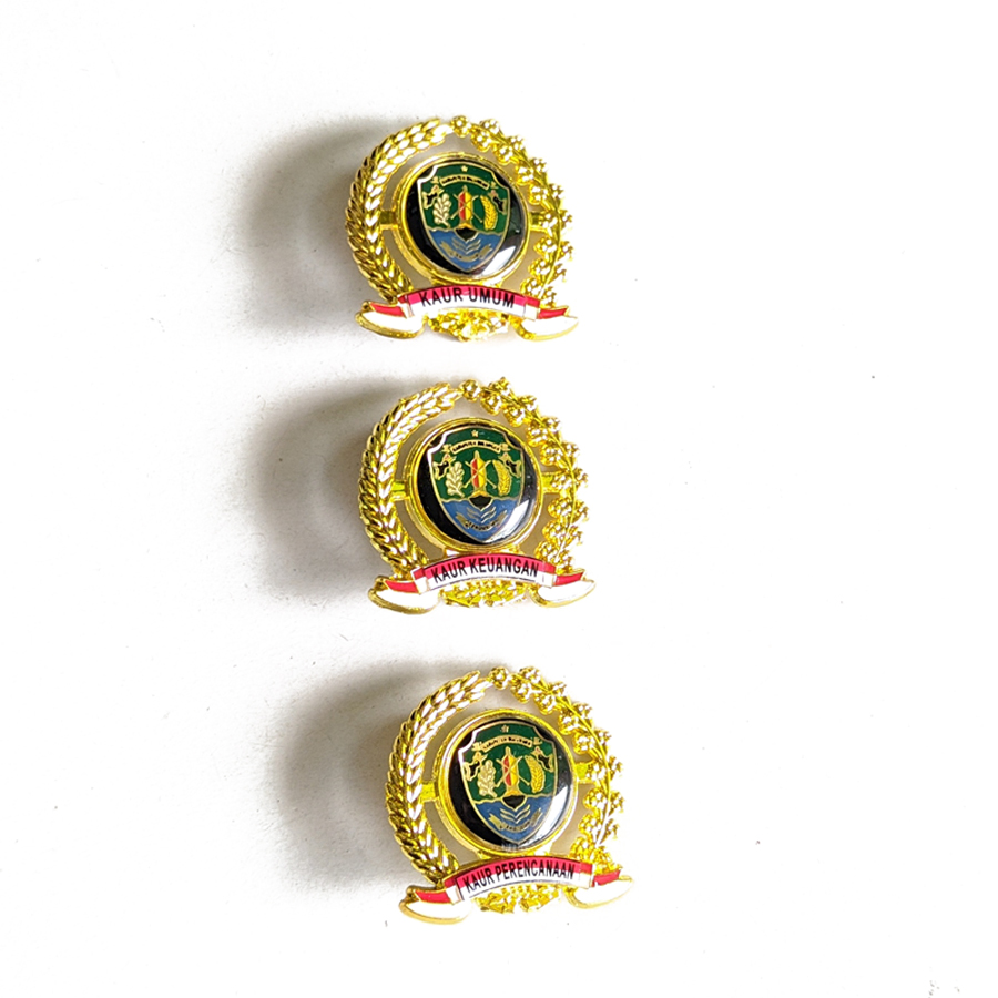 Lencana Kaur Keuangan Daerah Custom – Lencana Pin Padi Dan Kapas ...