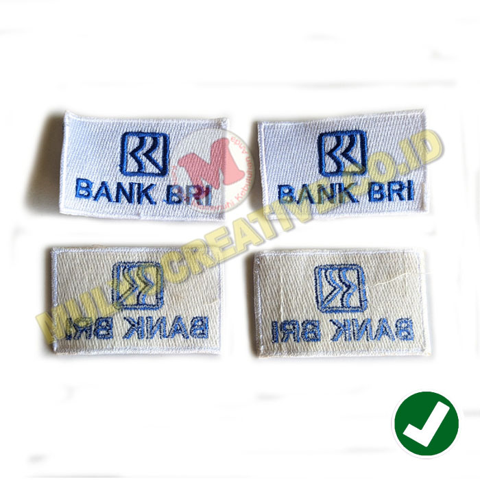 Bordir Komputer – Bordir Logo Bank BRI – Bordir Murah Rapi – pesan ...