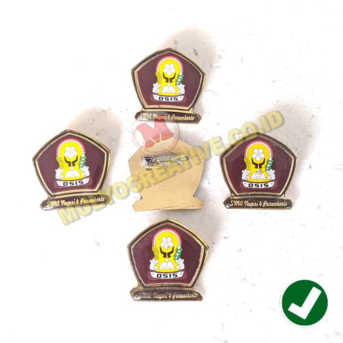 Beli Murah Pin Custom Osis Sekolah – Lencana Pin Osis Custom Desain ...