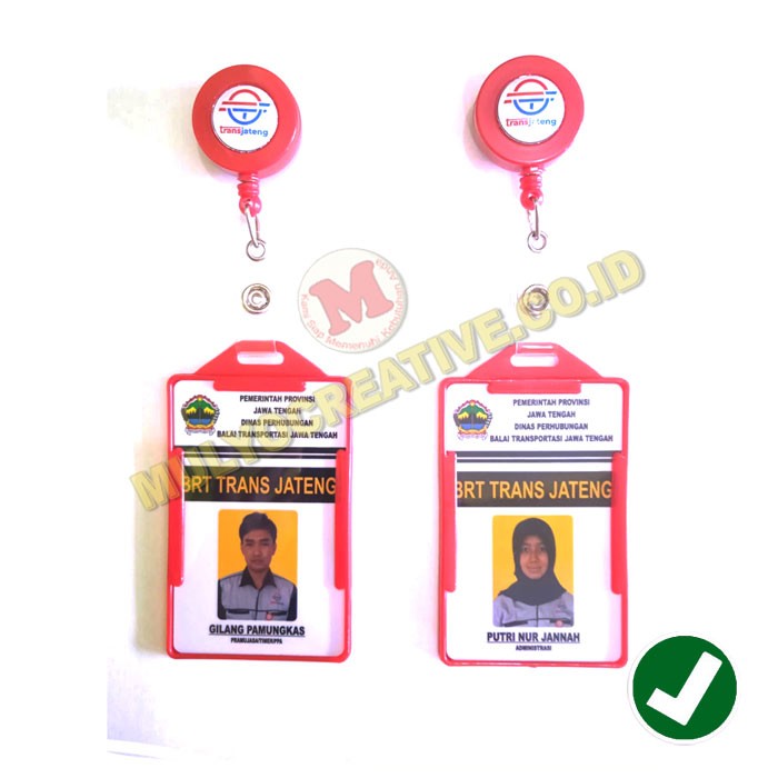 Tempat Beli ID Card Gantungan Tanda Pengenal Karyawan | pesan sabuk ...