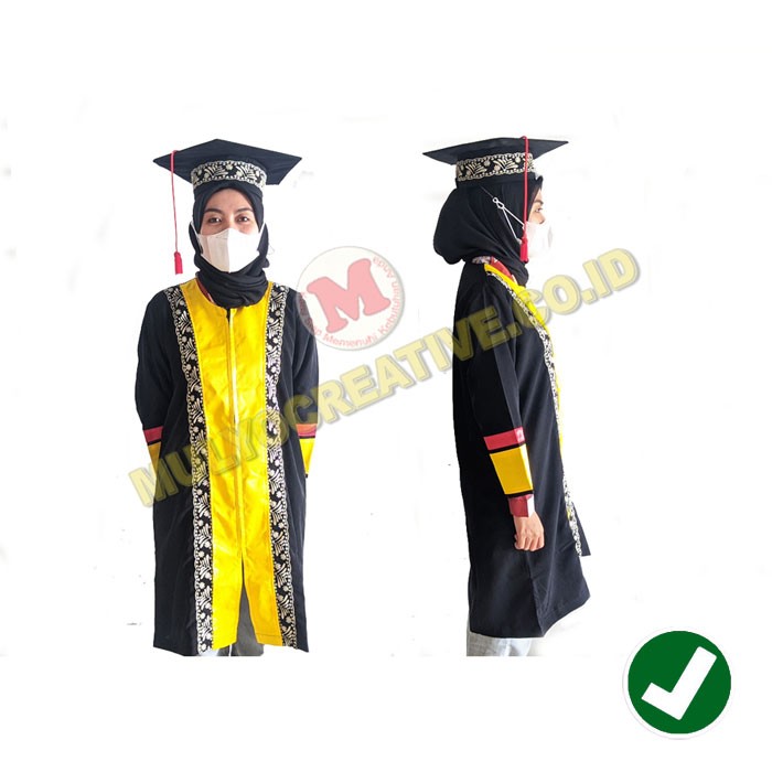 Pesan Baju Toga 1set Baju Toga Wisuda Jubah Toga Topi Wisuda | pesan ...