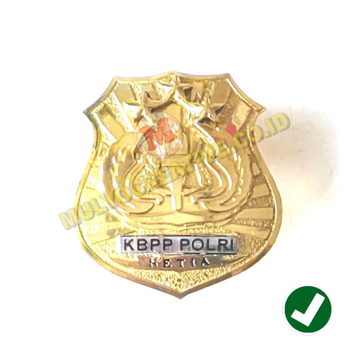 Pesan Pin Logo KBPP Polri Setia Pin Murah Bros KBPP Polri Setia Uk 3×2 ...