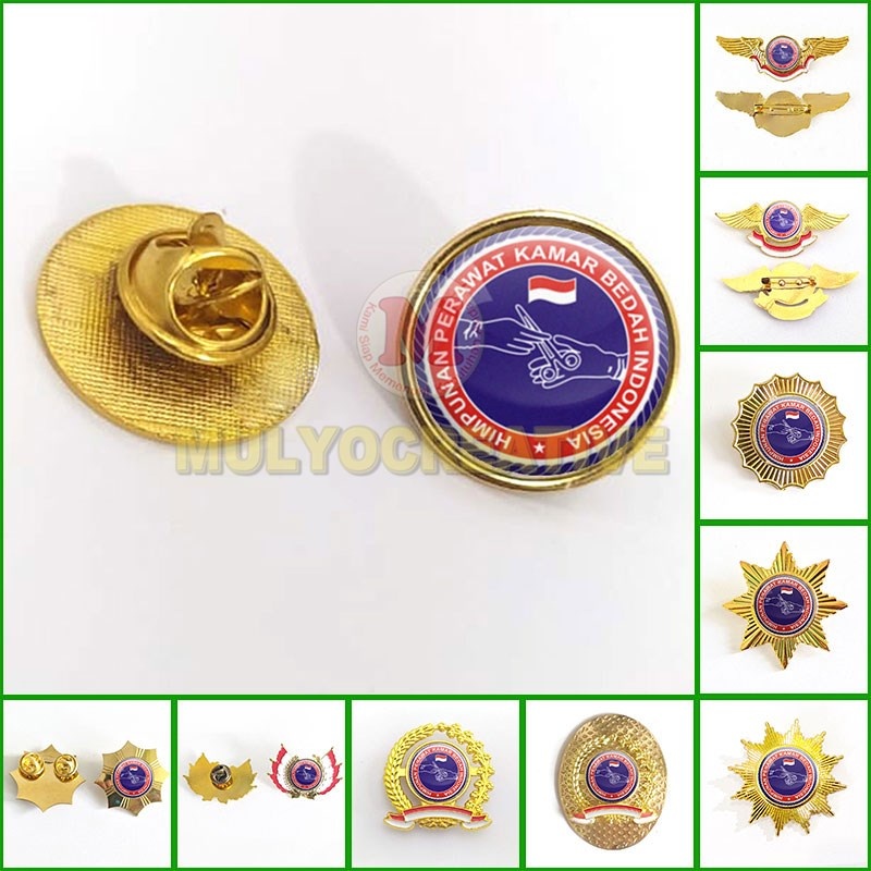 Pesan Pin HIPKABI Pin Bros Wing Logo Himpunan Perawat Kamar Bedah ...