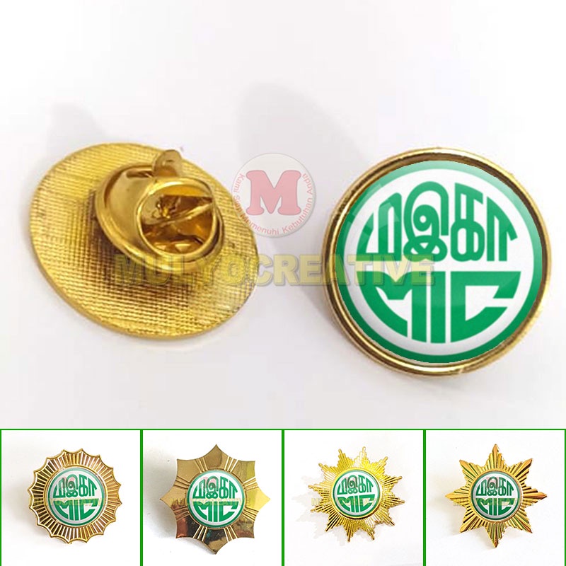 Pesan Collar Pin MIC All Model Bros Malaysian Indian Congress Badge Mic ...