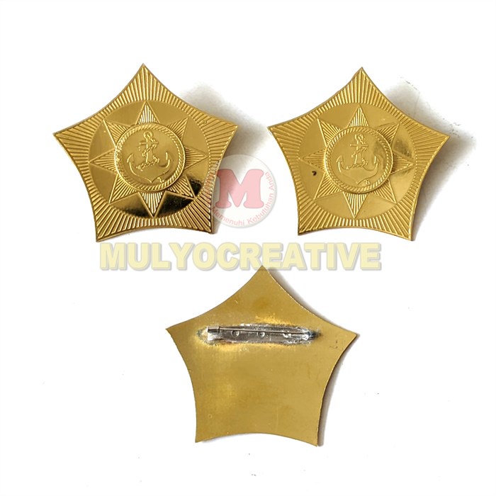 Order Pin Bintang Jangkar Pelayaran Brevet Bros Emblem Jangkar Bintang ...