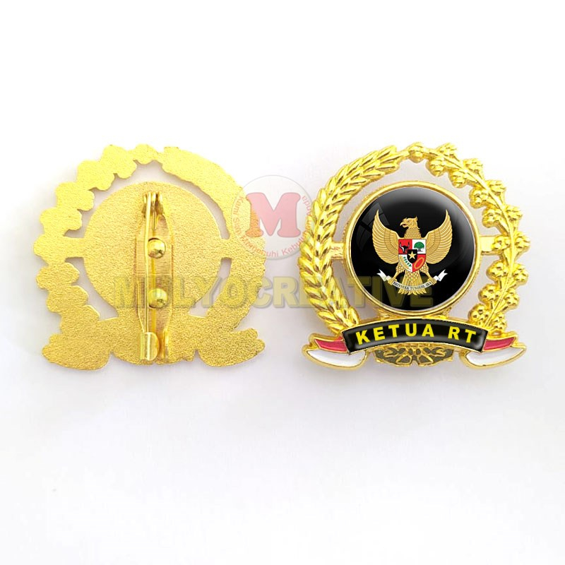 Order Pin Padi dan Kapas Logo Ketua RT – pesan sabuk sekolah piala ...